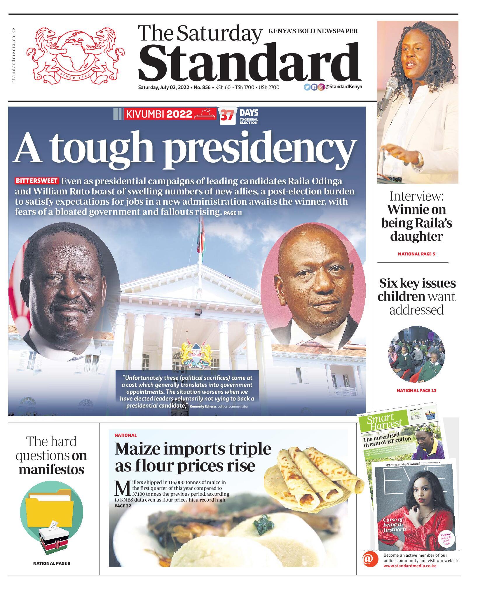 The Standard - Breaking News, Kenya News, World News and Videos