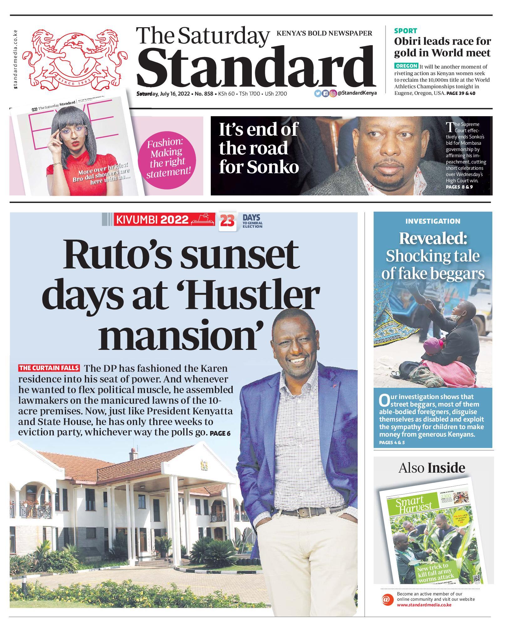 The Standard - Breaking News, Kenya News, World News and Videos