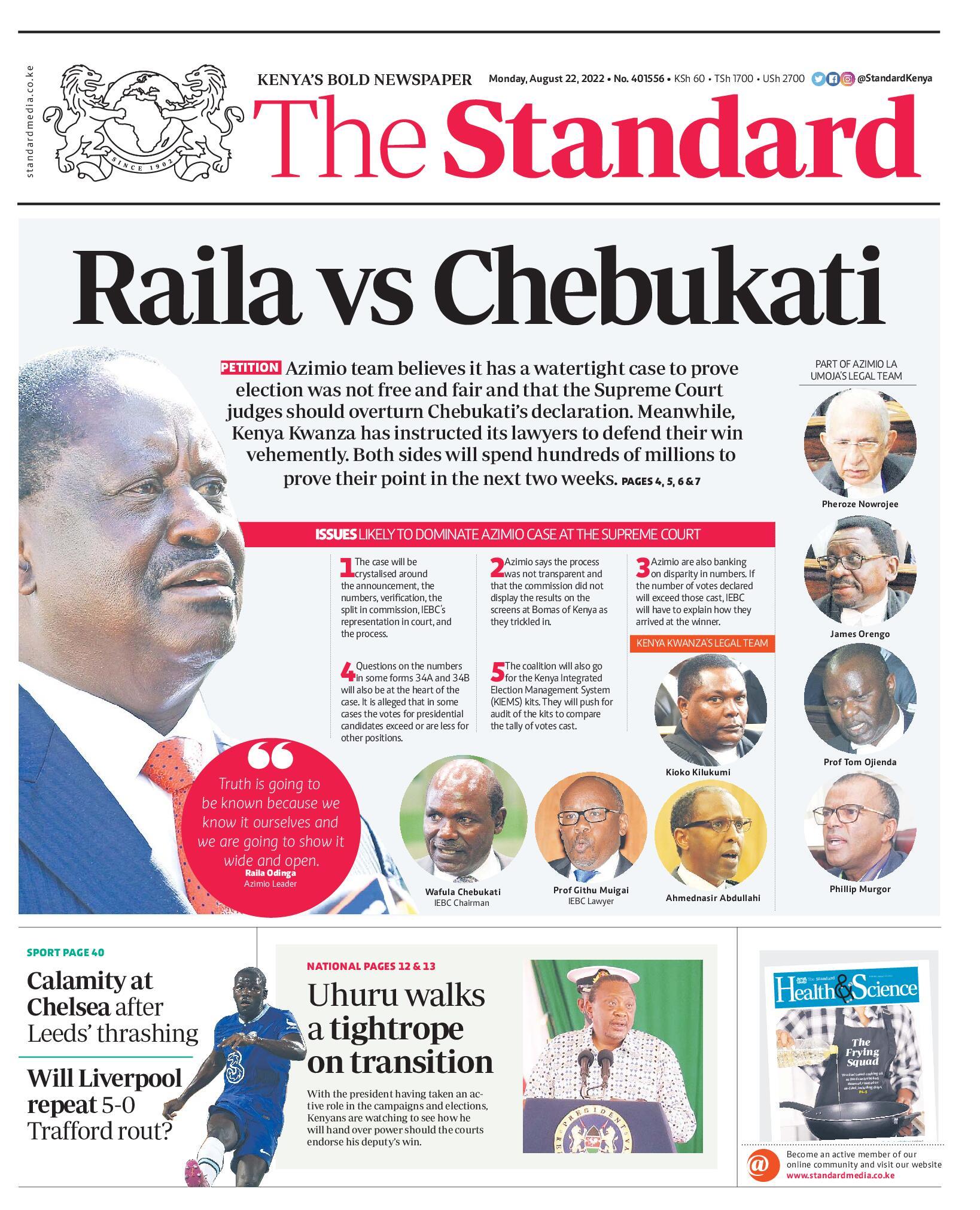 The Standard - Breaking News, Kenya News, World News and Videos