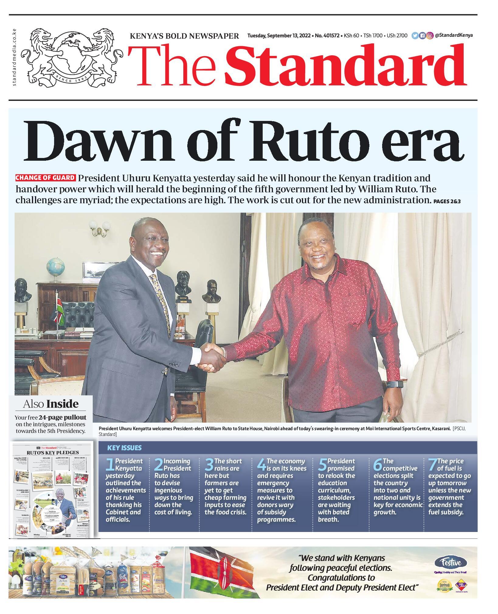 The Standard - Breaking News, Kenya News, World News and Videos