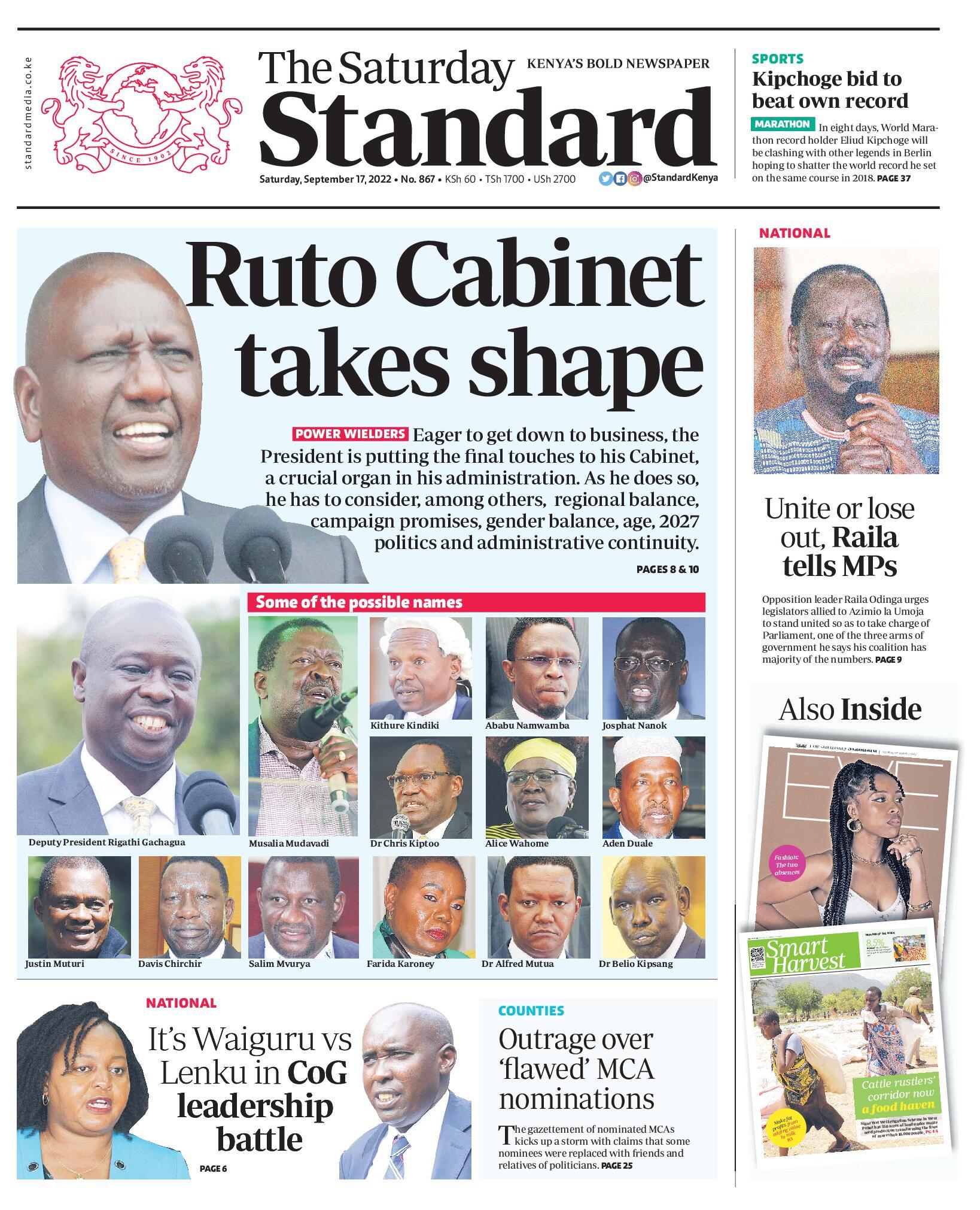 The Standard - Breaking News, Kenya News, World News and Videos