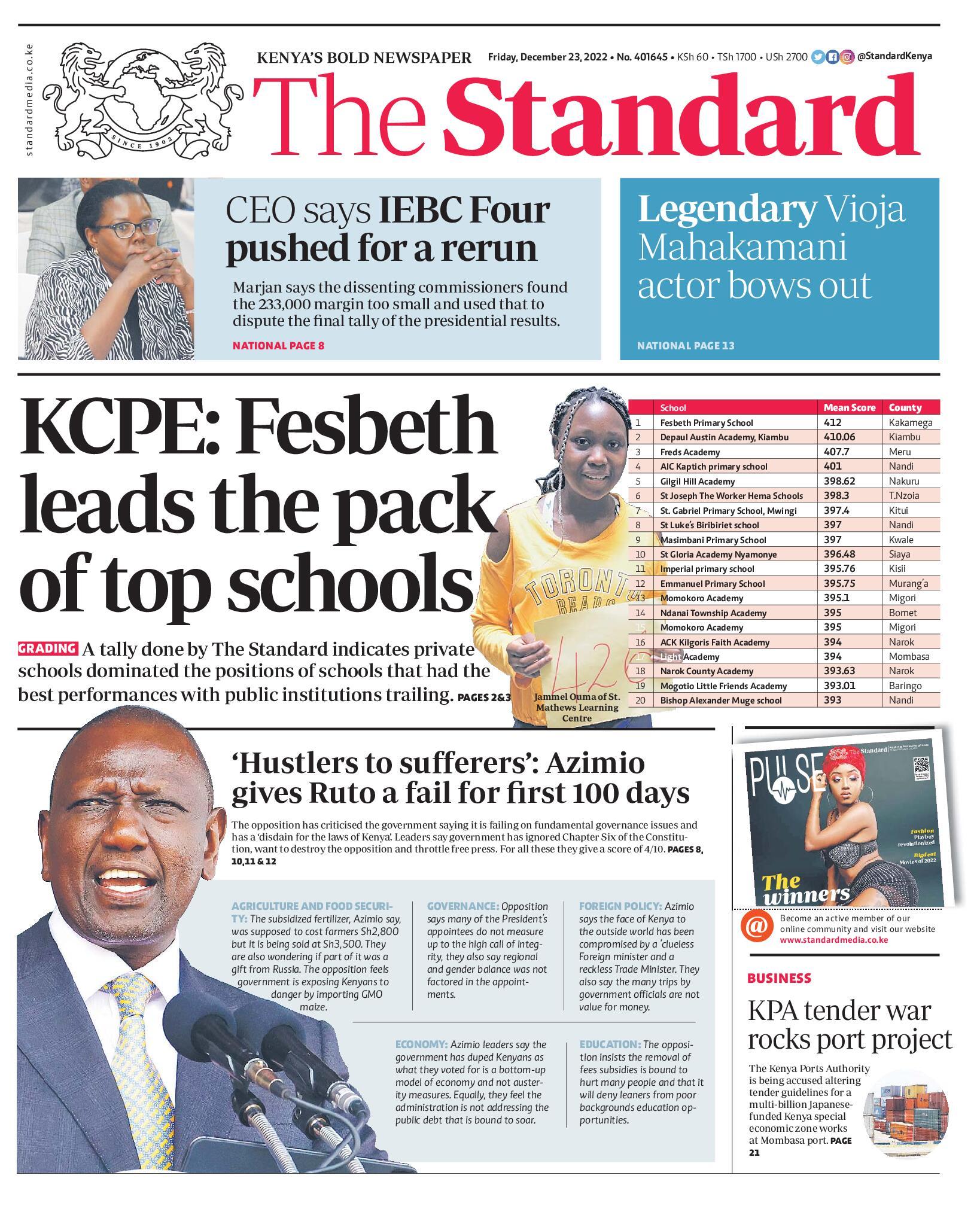 The Standard - Breaking News, Kenya News, World News and Videos
