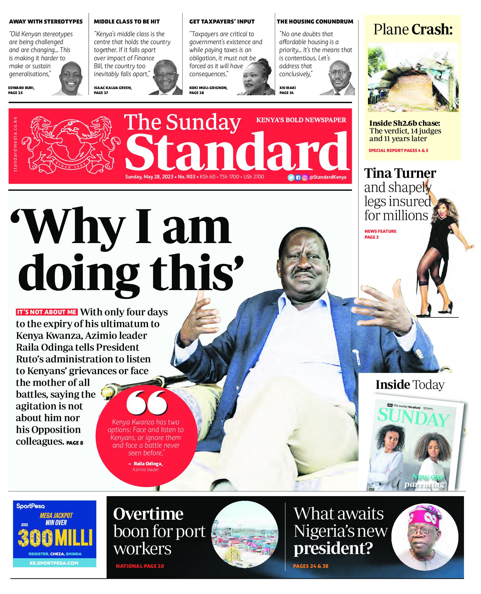 The Standard - Breaking News, Kenya News, World News and Videos