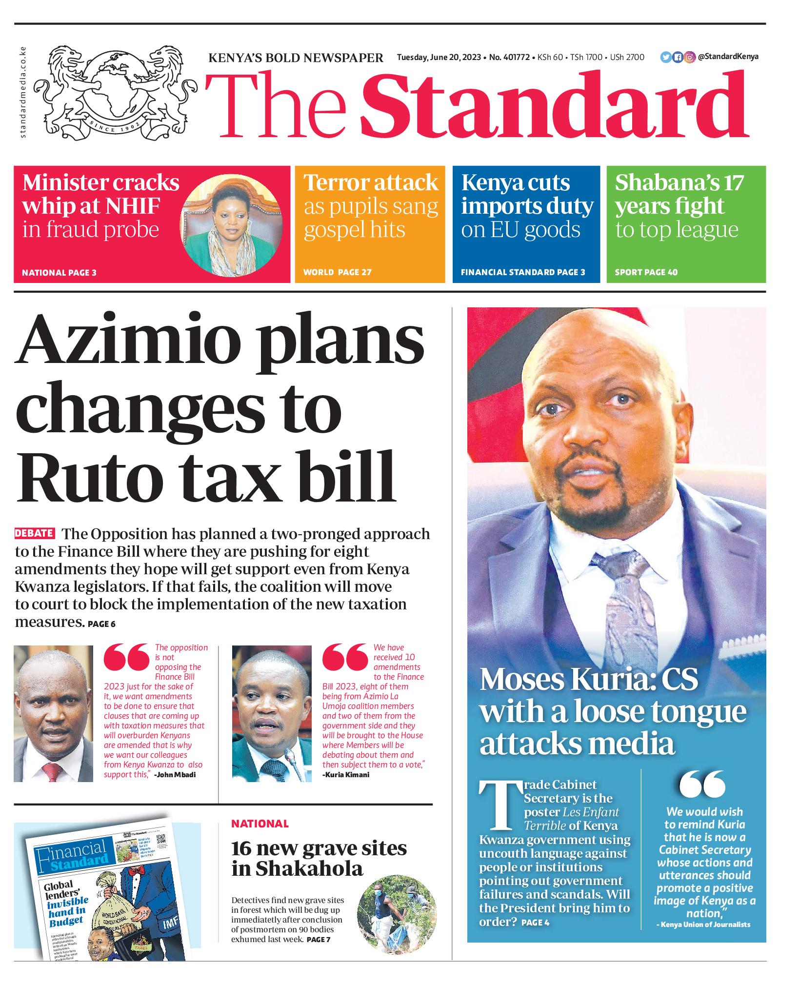 The Standard - Breaking News, Kenya News, World News and Videos