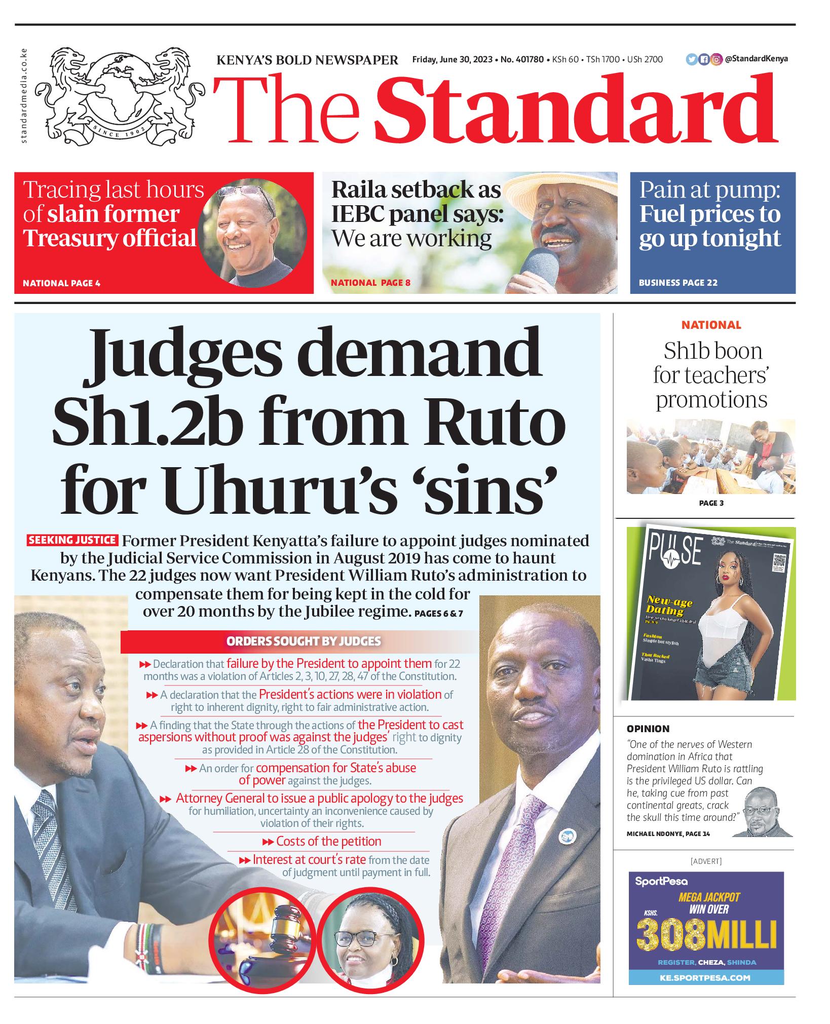 The Standard - Breaking News, Kenya News, World News and Videos