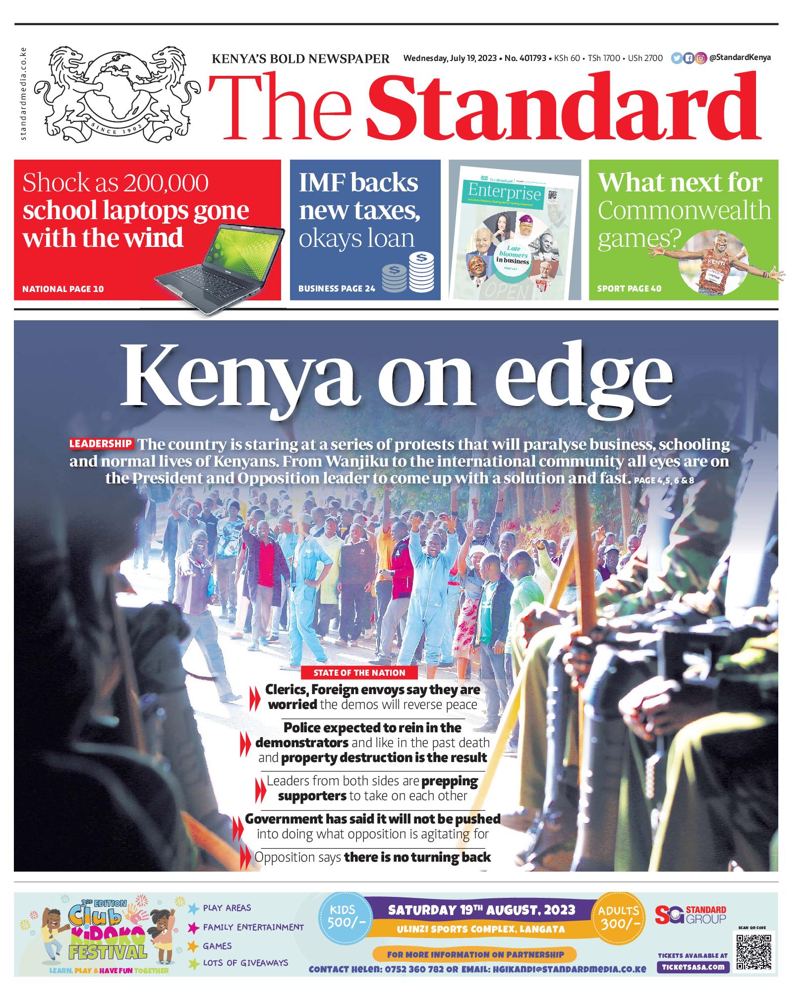 The Standard - Breaking News, Kenya News, World News and Videos