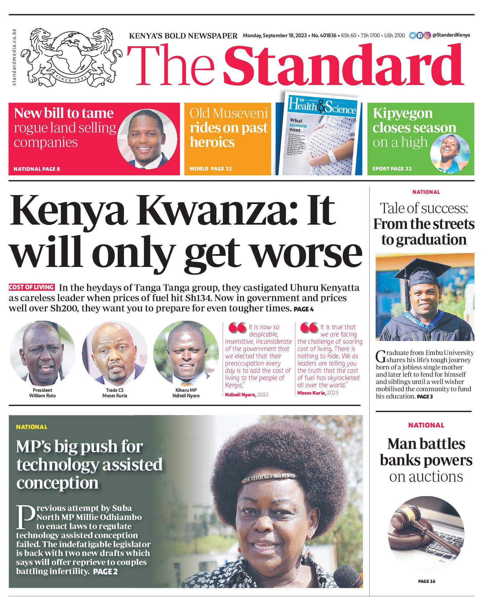 The Standard - Breaking News, Kenya News, World News and Videos