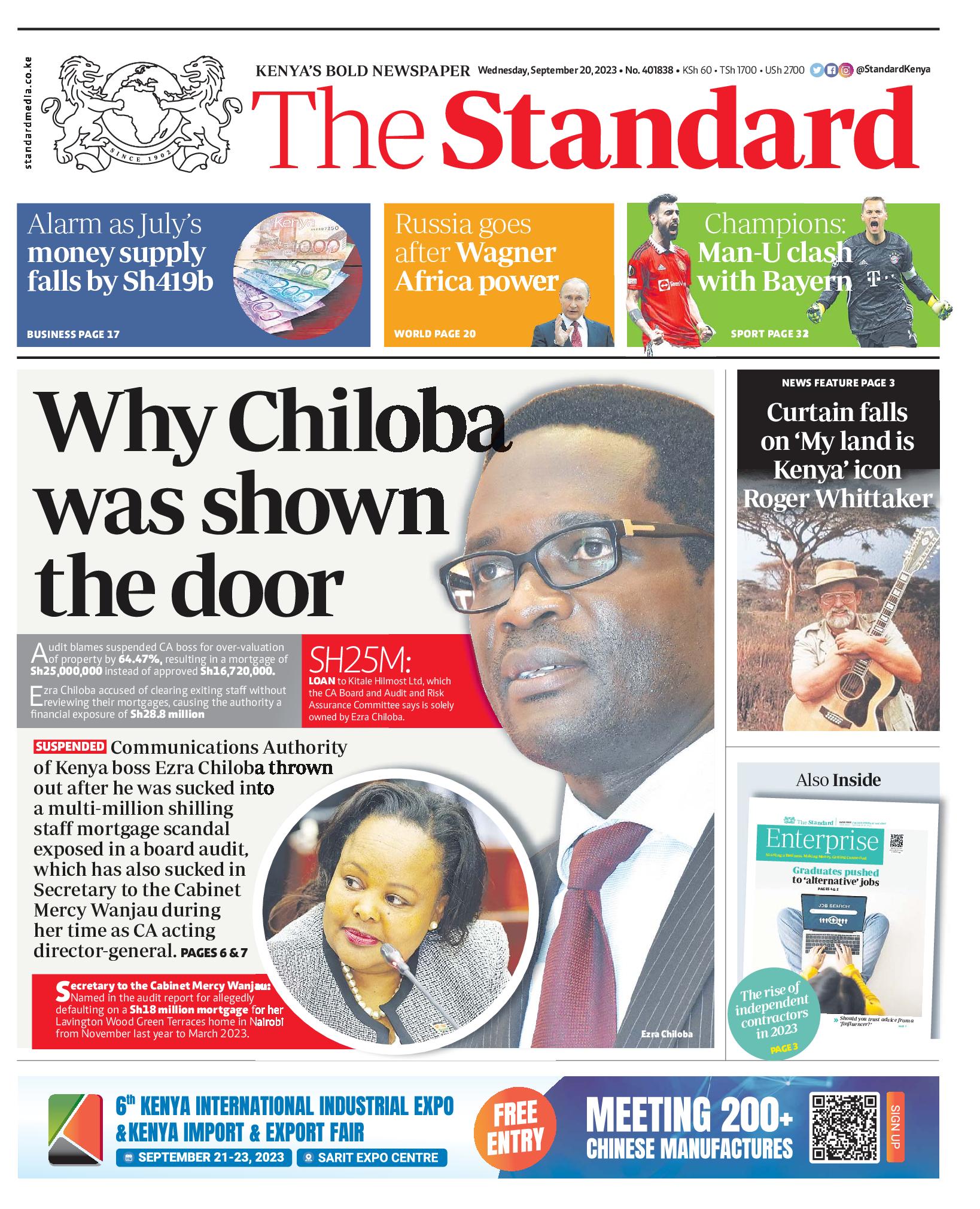 The Standard - Breaking News, Kenya News, World News and Videos