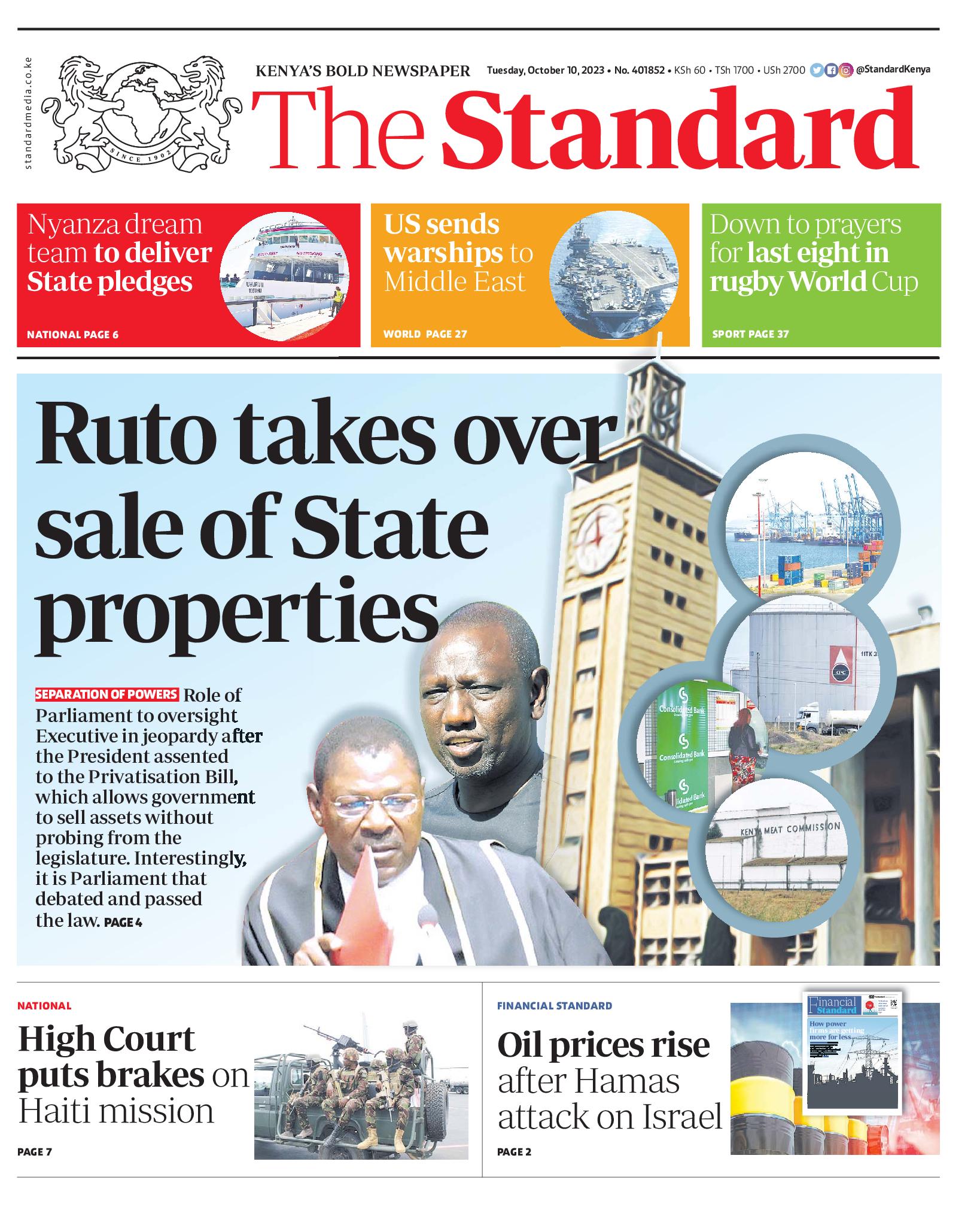 The Standard - Breaking News, Kenya News, World News and Videos