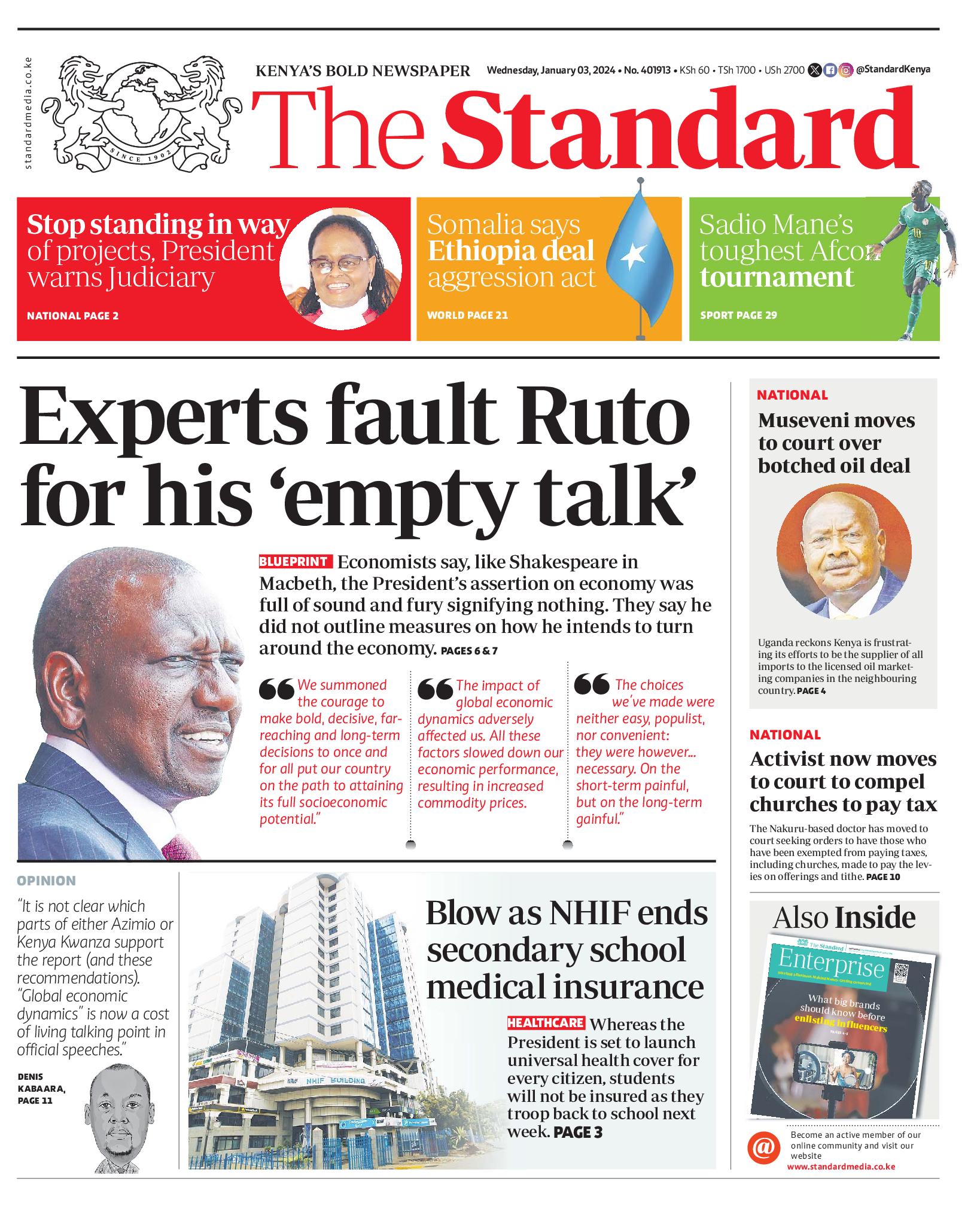 The Standard - Kenya & World News | Latest and Breaking news