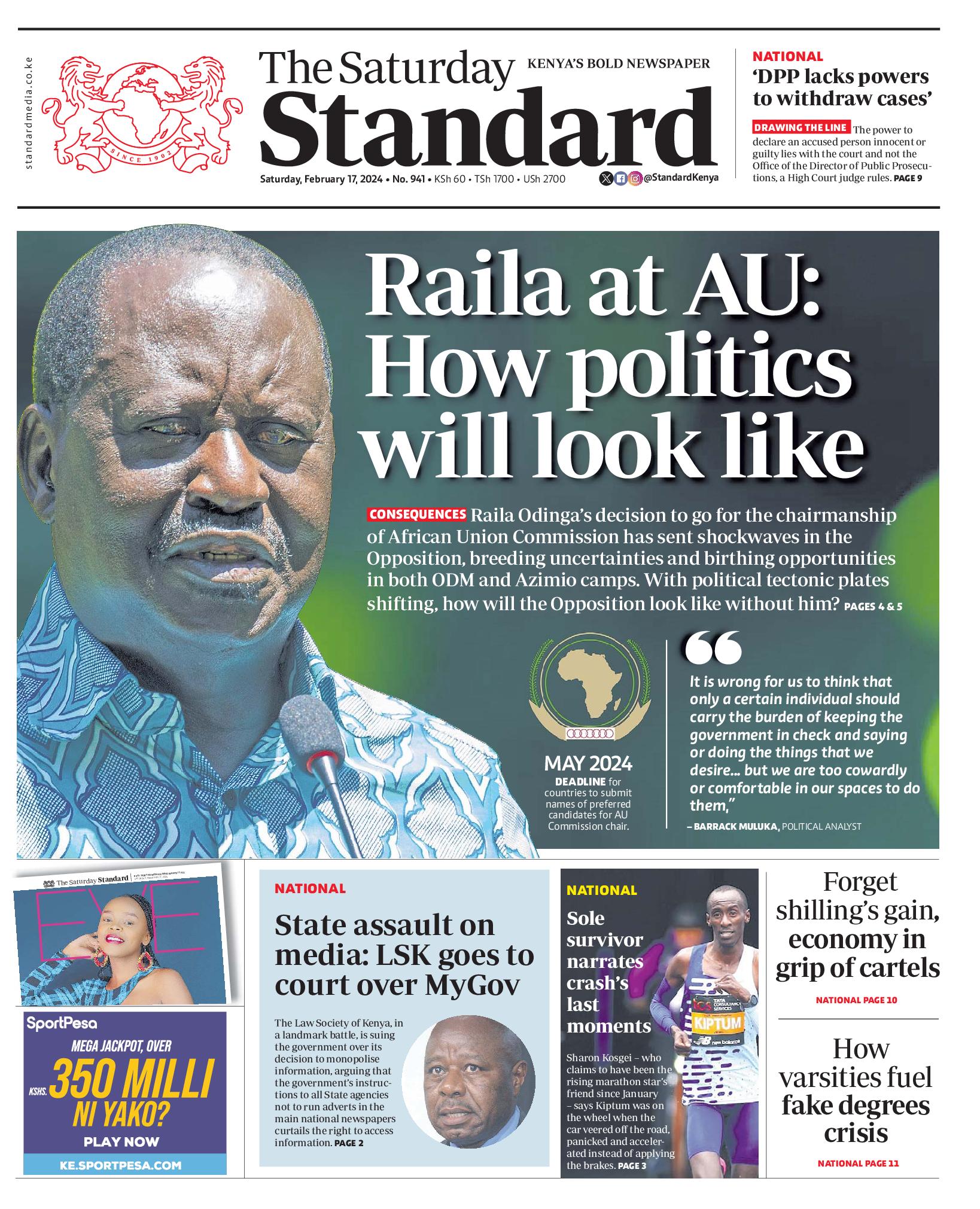 The Standard - Kenya & World News | Latest and Breaking news