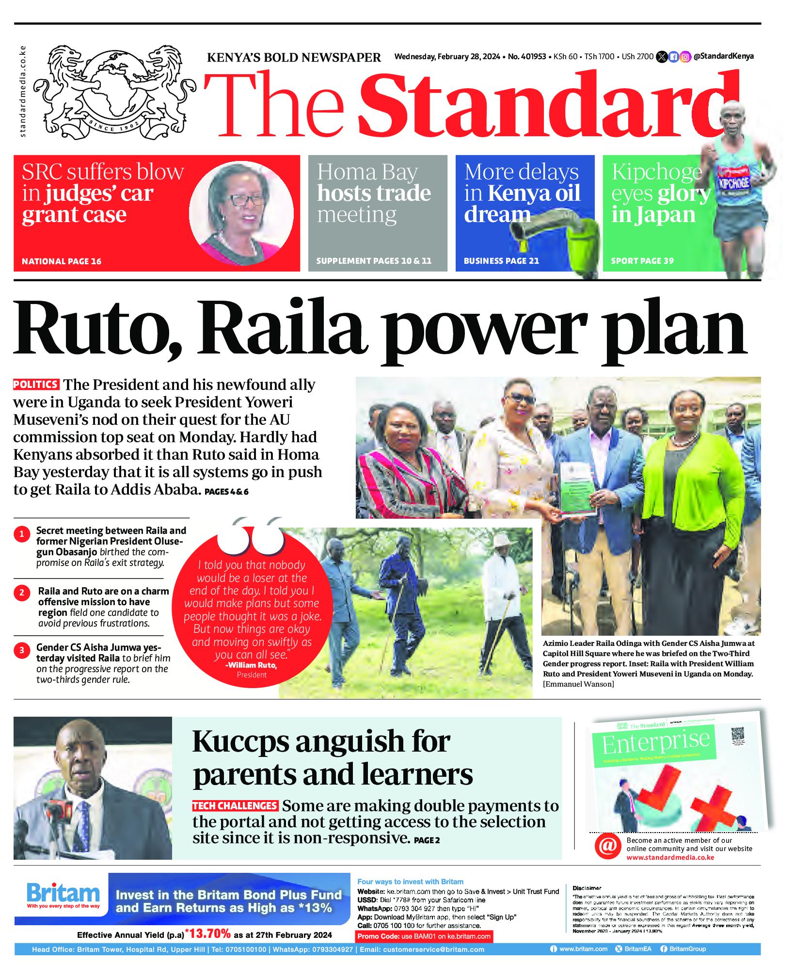 The Standard - Kenya & World News | Latest and Breaking news