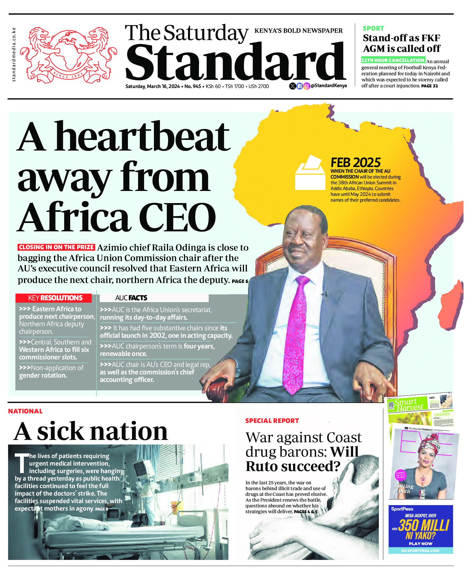The Standard - Kenya & World News | Latest and Breaking news