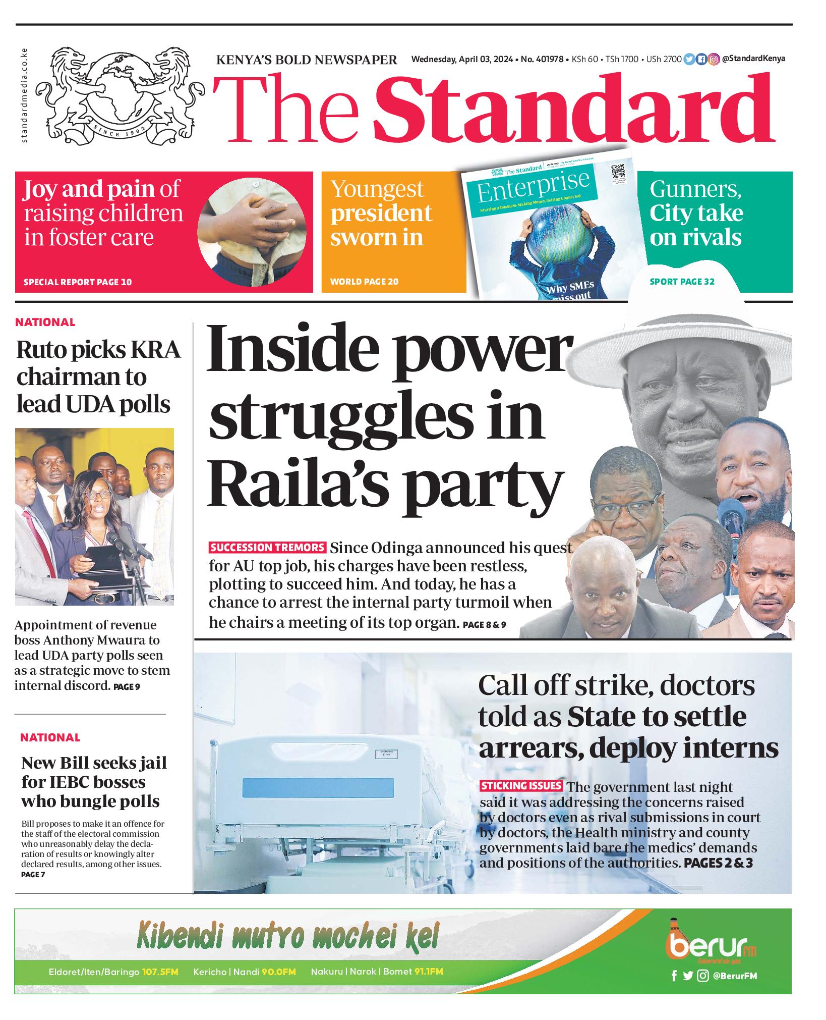 The Standard - Kenya & World News | Latest and Breaking news