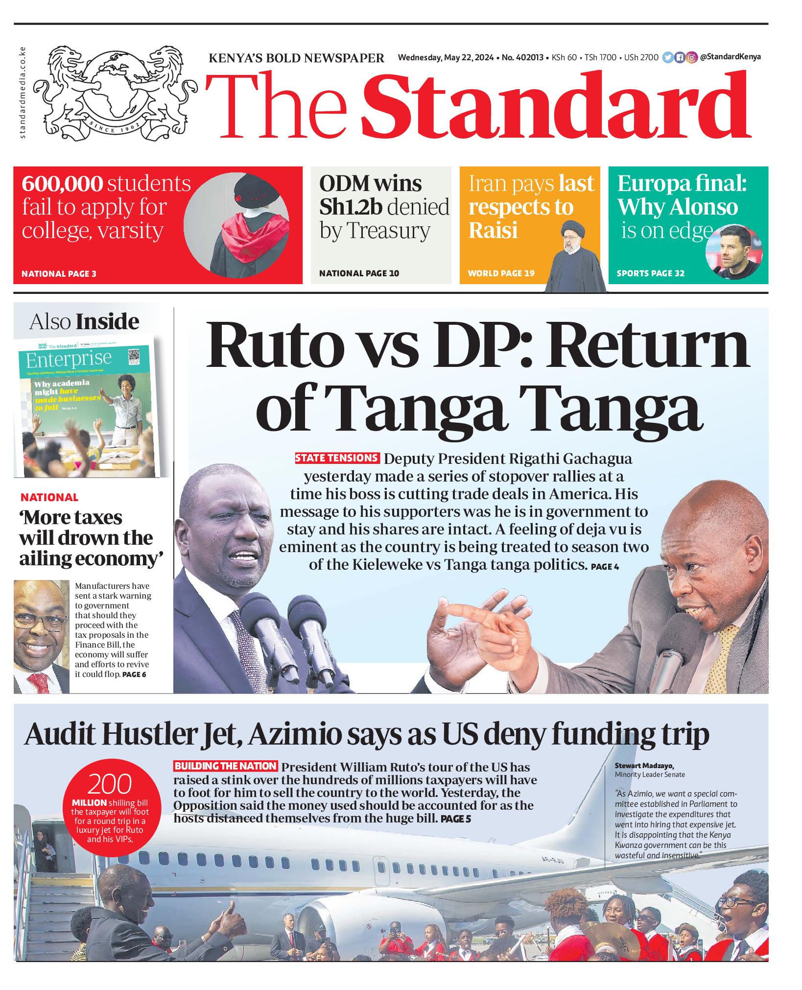 The Standard - Kenya & World News | Latest and Breaking news