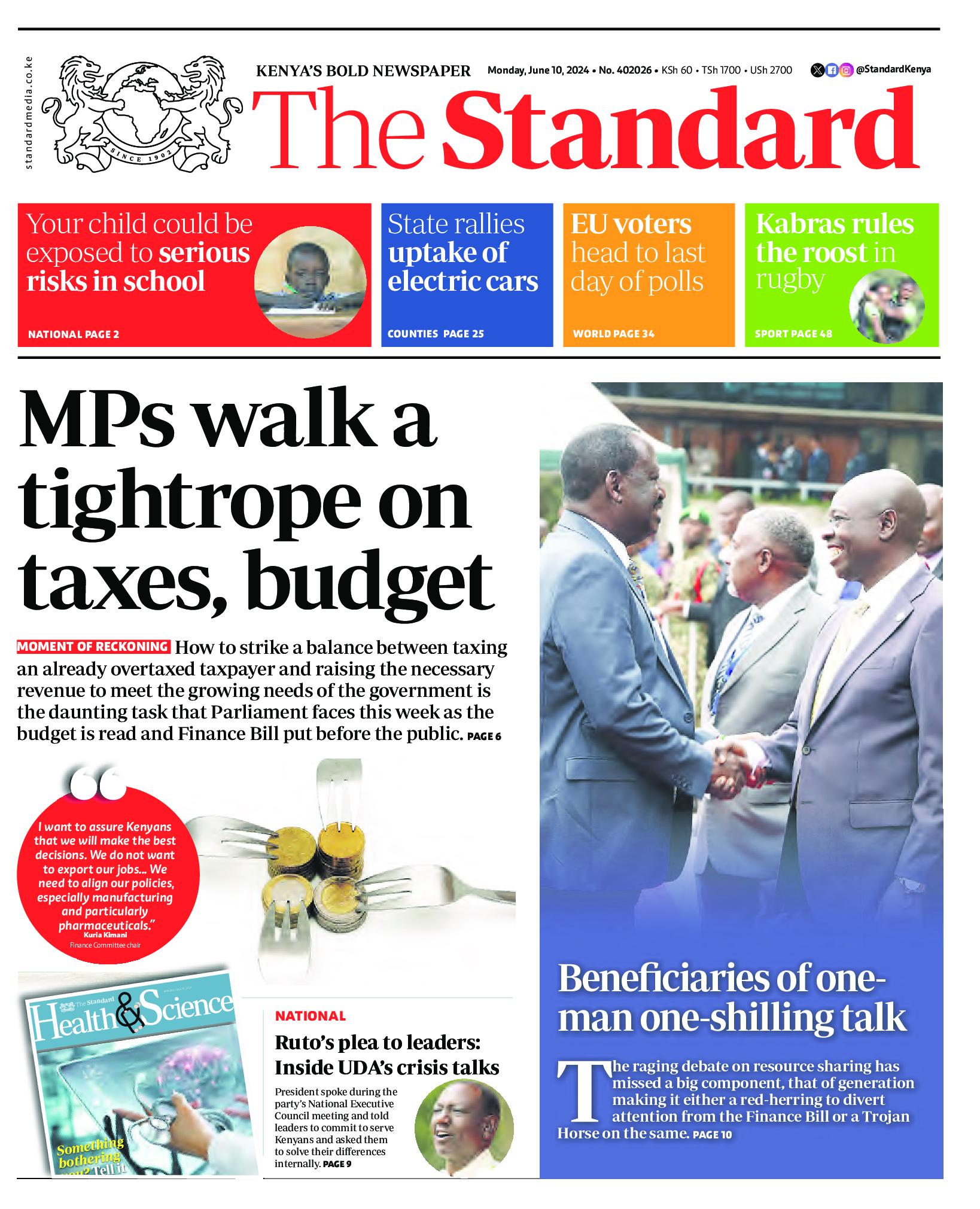 The Standard - Kenya & World News | Latest and Breaking news