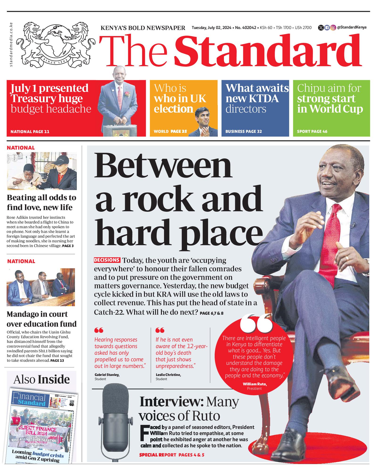 The Standard - Kenya & World News | Latest and Breaking news
