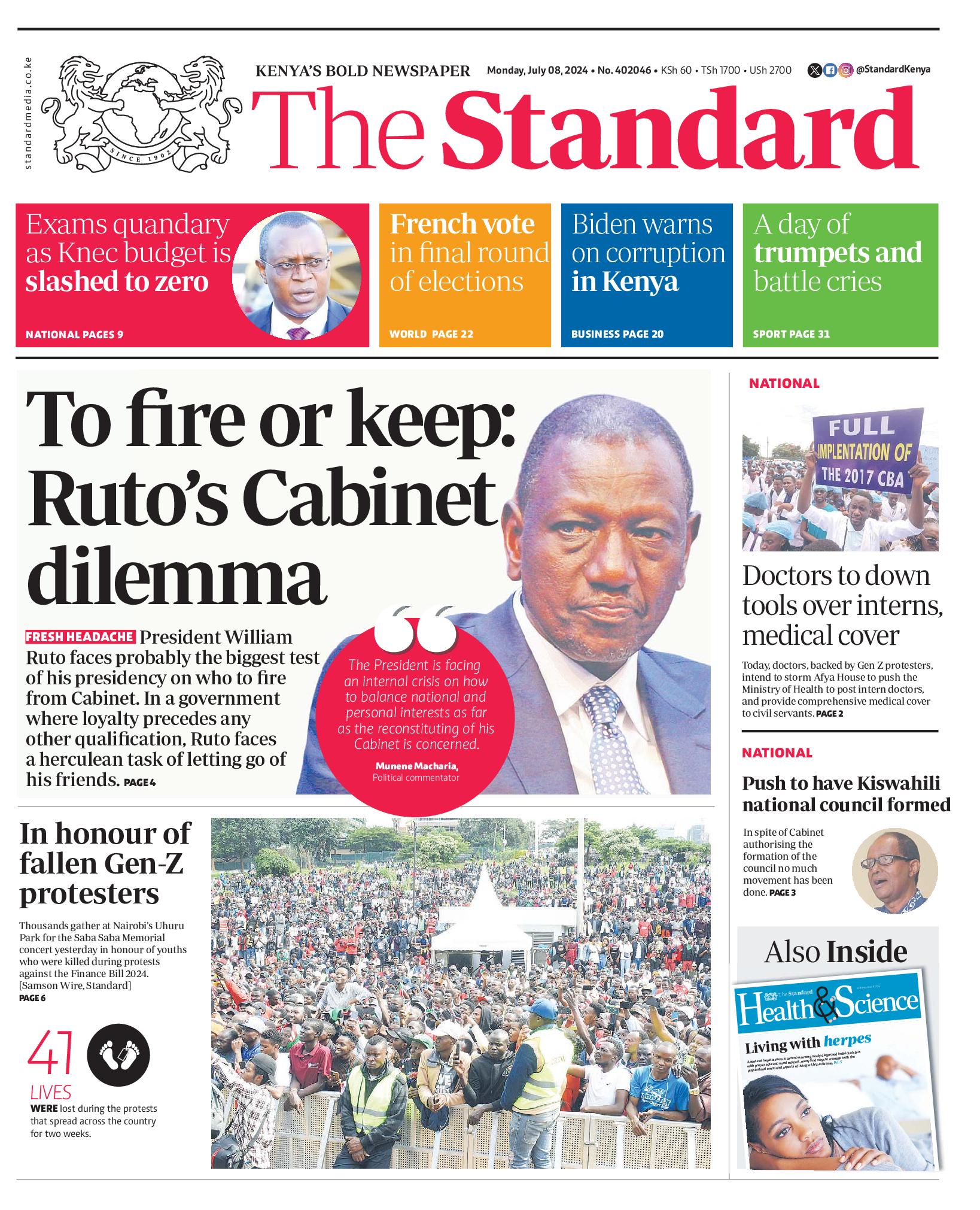 The Standard - Kenya & World News | Latest and Breaking news