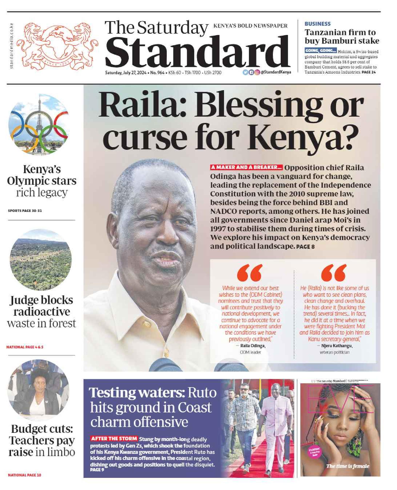 The Standard - Kenya & World News | Latest and Breaking news