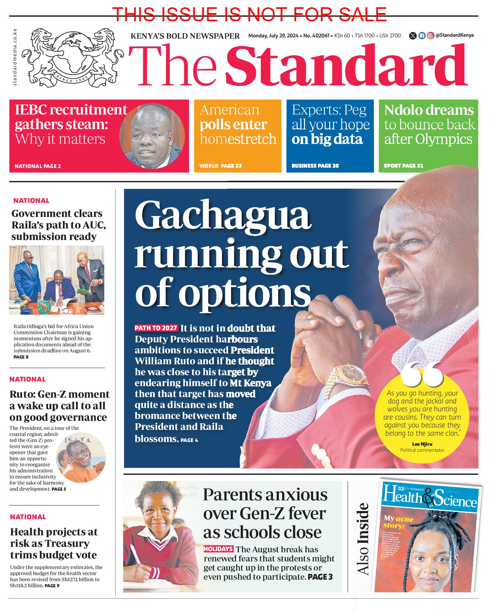The Standard - Kenya & World News | Latest and Breaking news