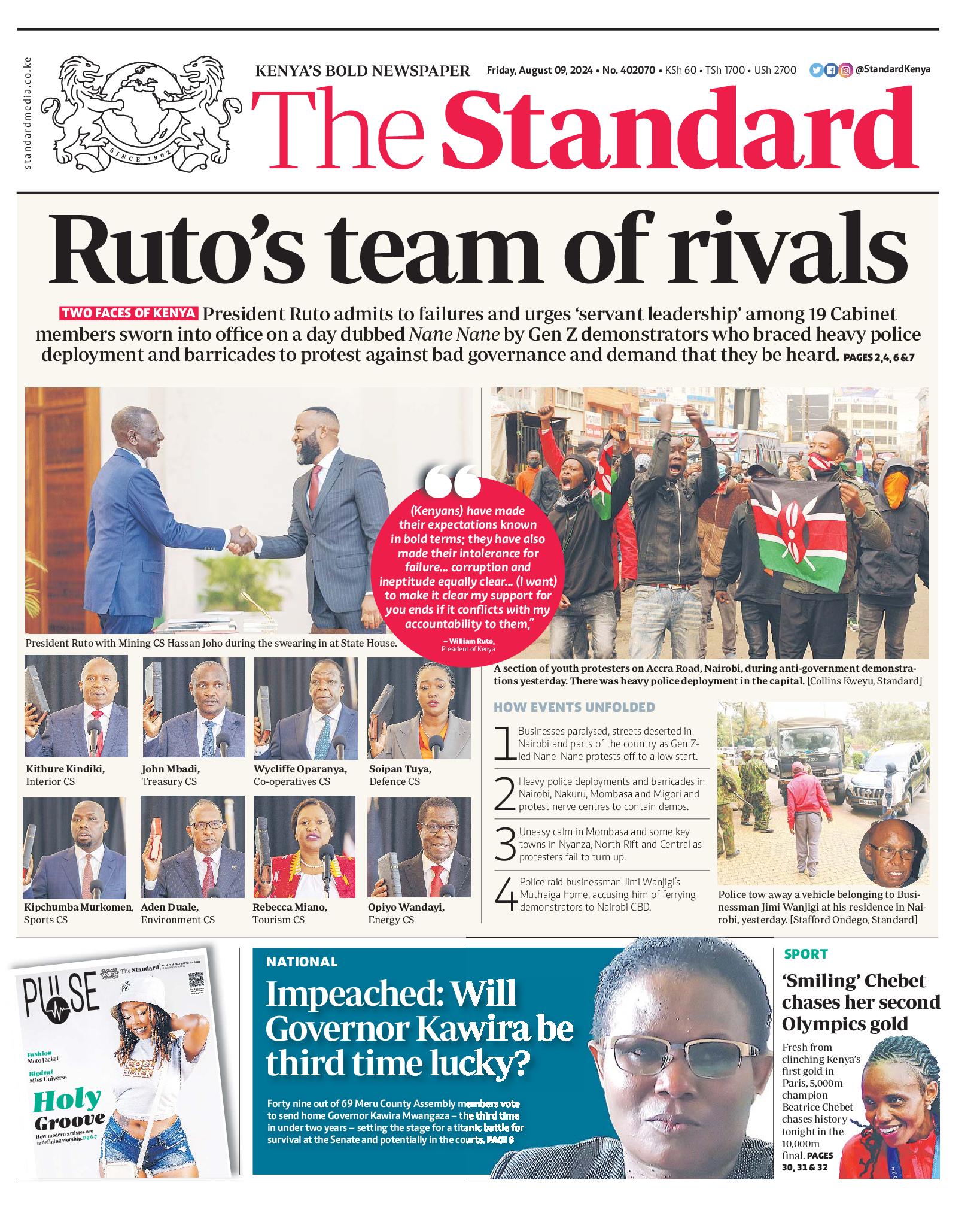 The Standard - Kenya & World News | Latest and Breaking news