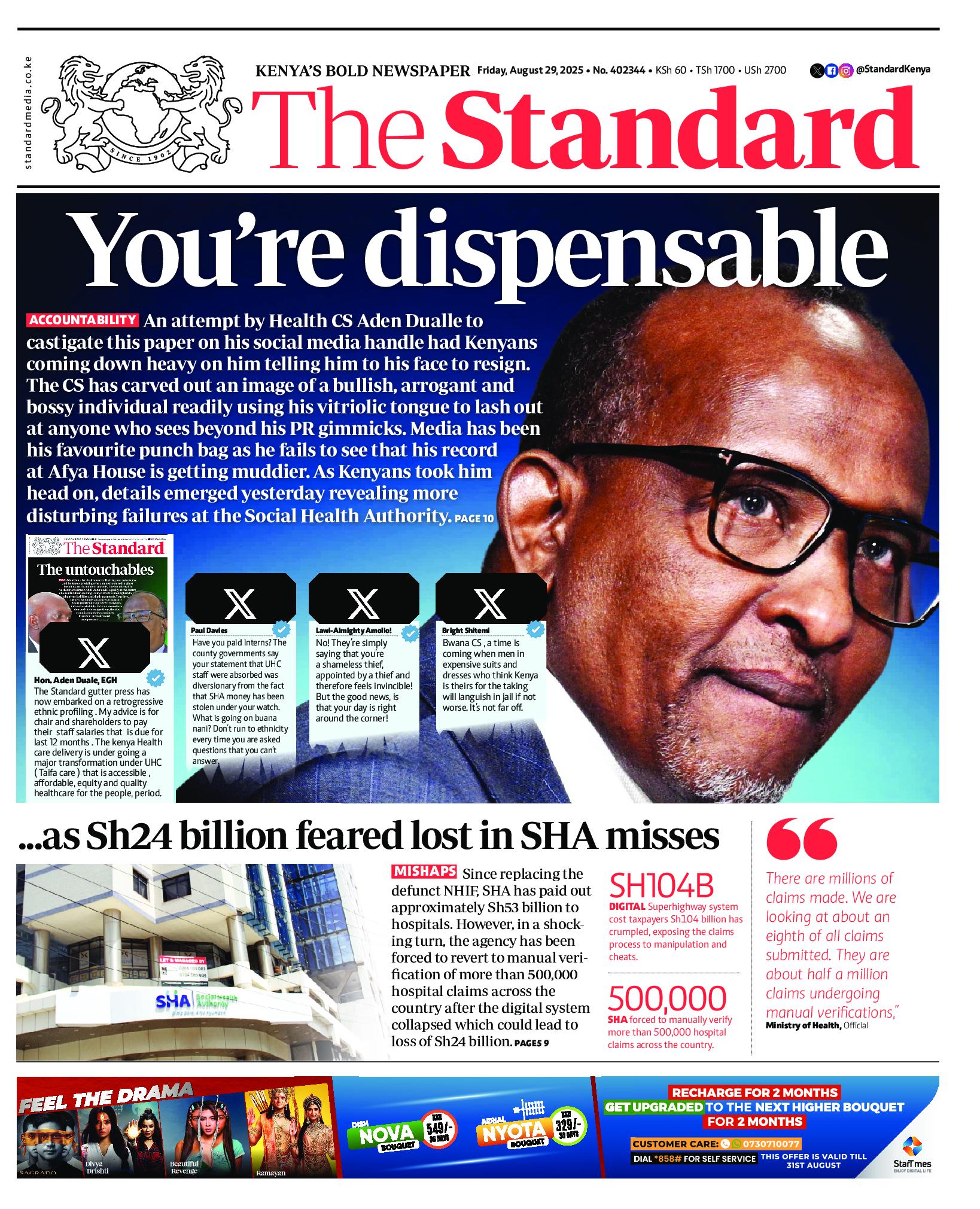 The Standard - Kenya & World News | Latest and Breaking news